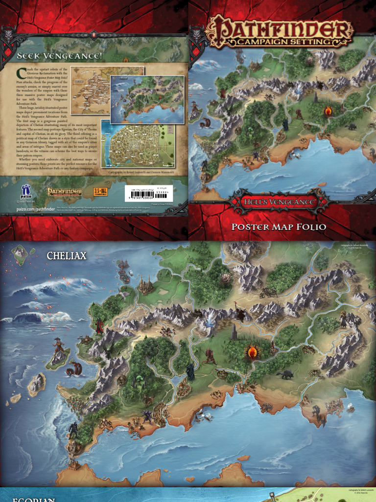 Hell's Vengeance Map Folio | PDF | Cartography | Geographical Technology