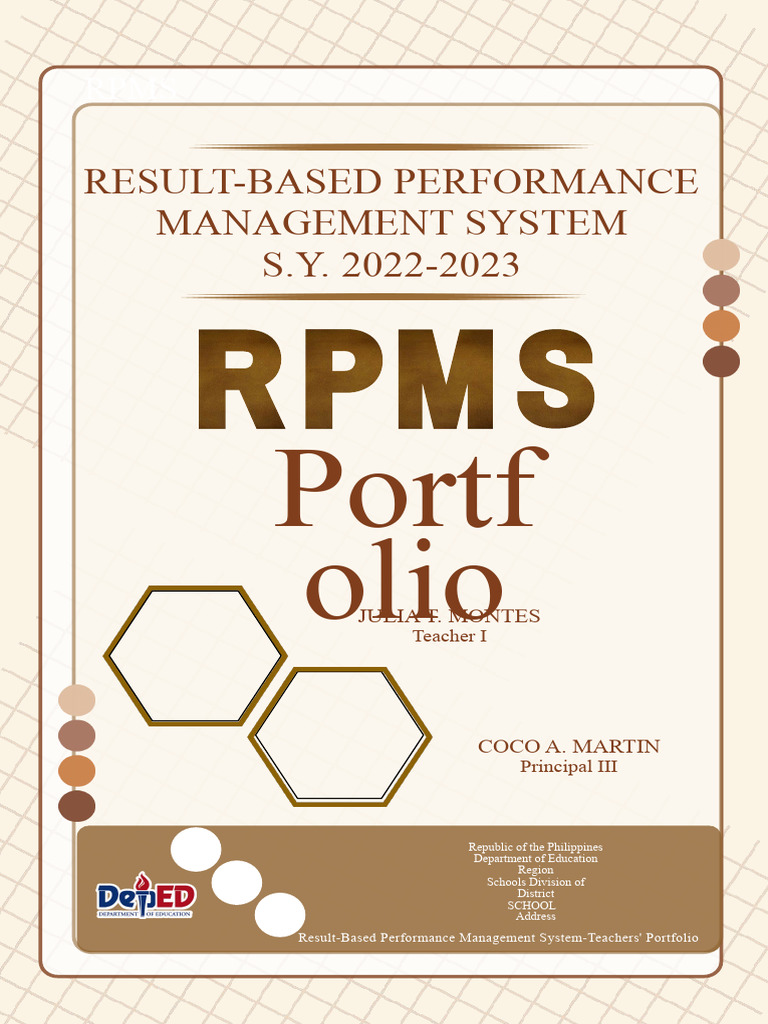 Aesthetic RPMS Portfolio Design | PDF | Learning | Behavior Modification