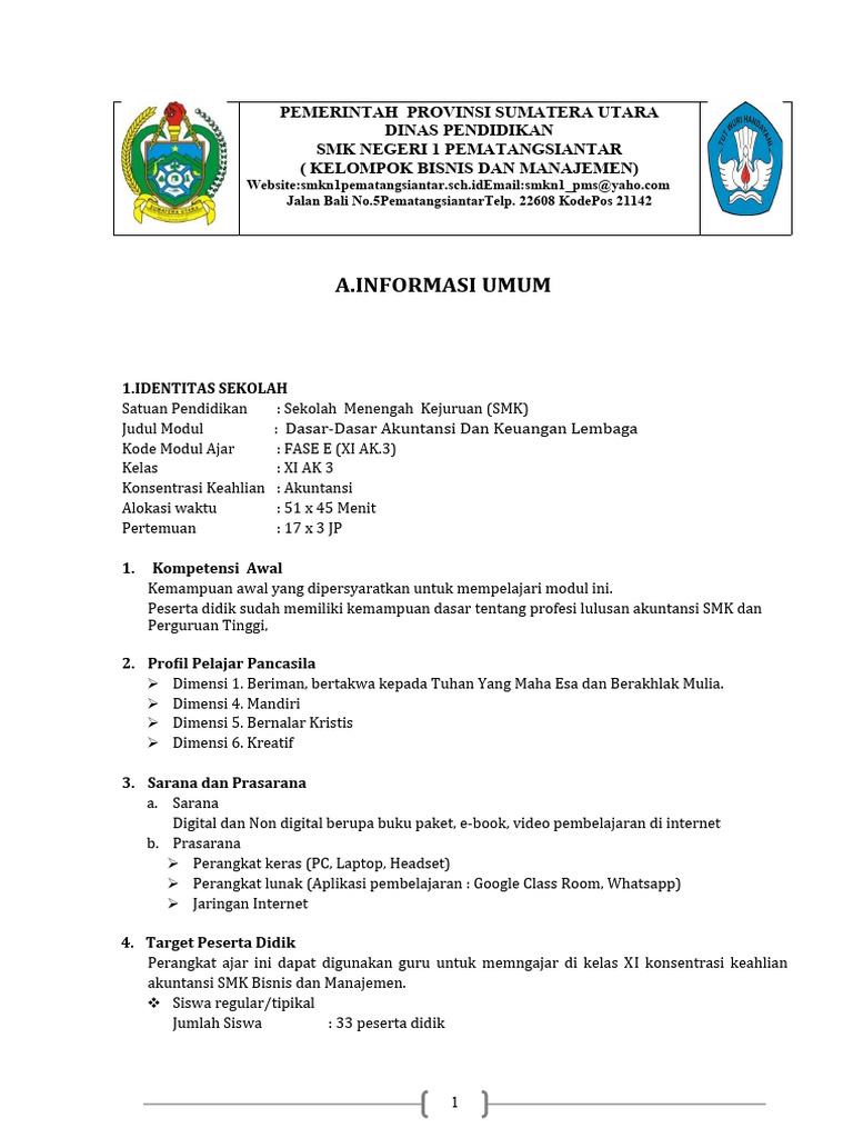 Modul Elemen PJDM Bab 2 (Pencatatan Transaksi Kedalam Jurnal Umum Dalam Perusahaan Jasa | PDF ...