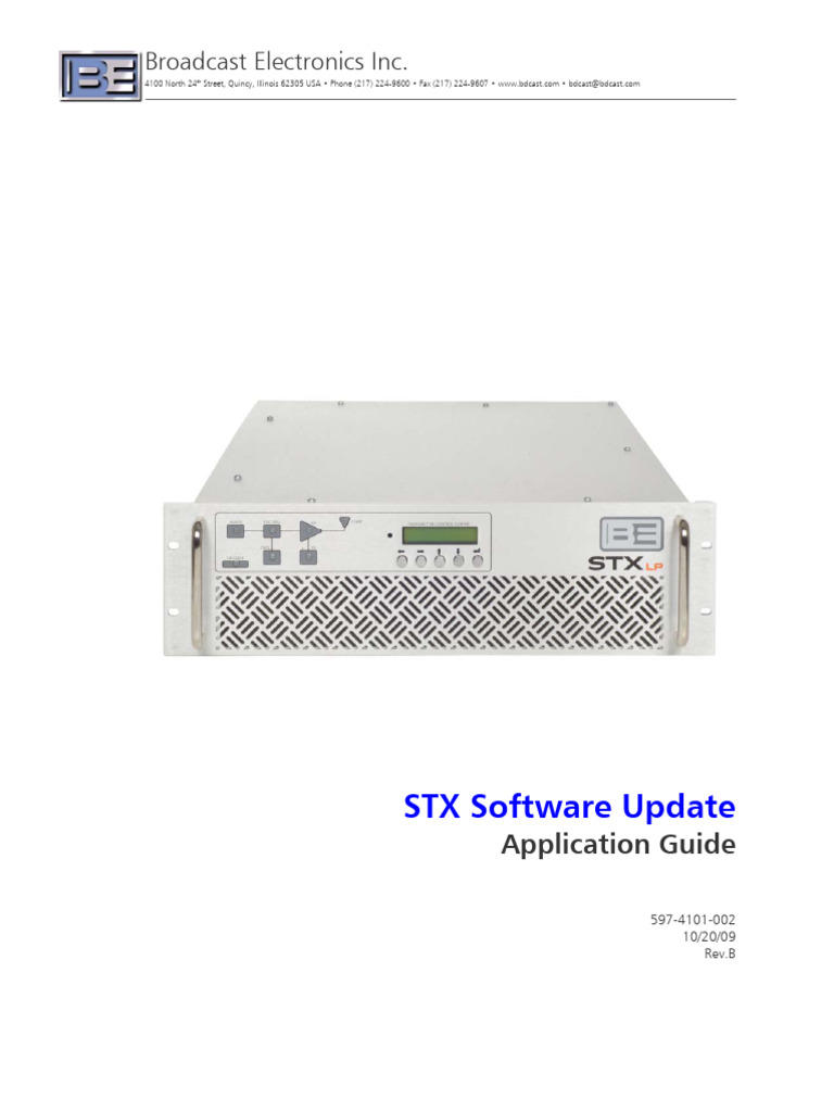 STX Software Update Application Guide 597-4101-002 | PDF | Microsoft ...