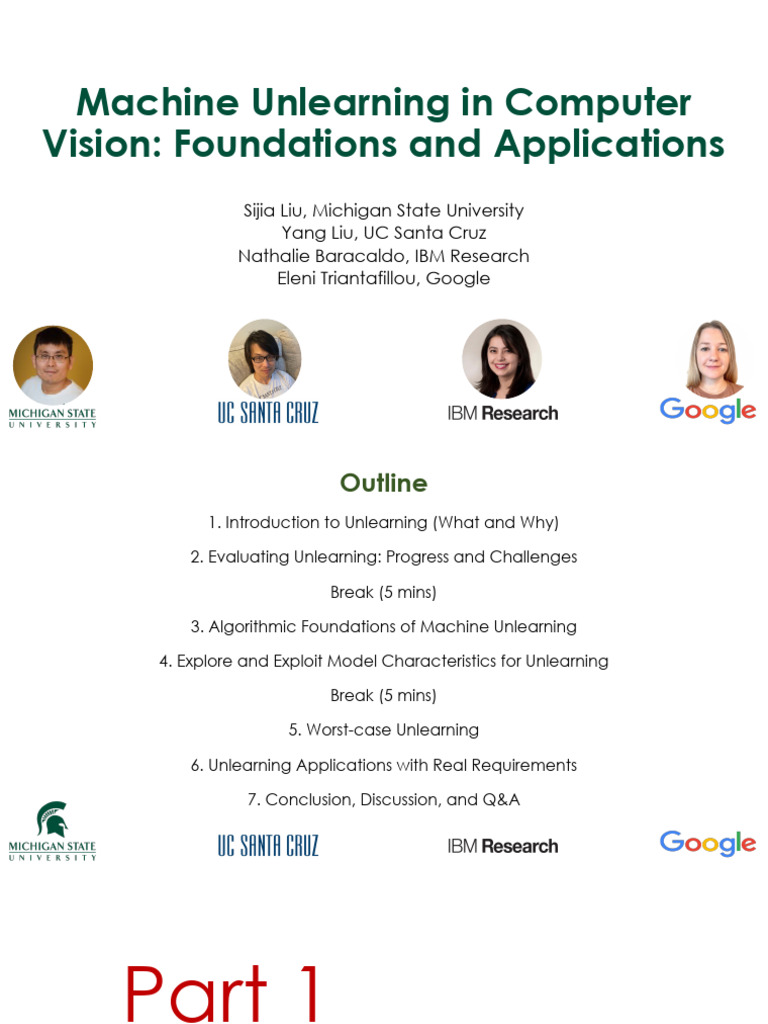 CVPR24 Tutoria Clean 06162024 Sec1 | PDF | Computer Vision | Artificial Intelligence