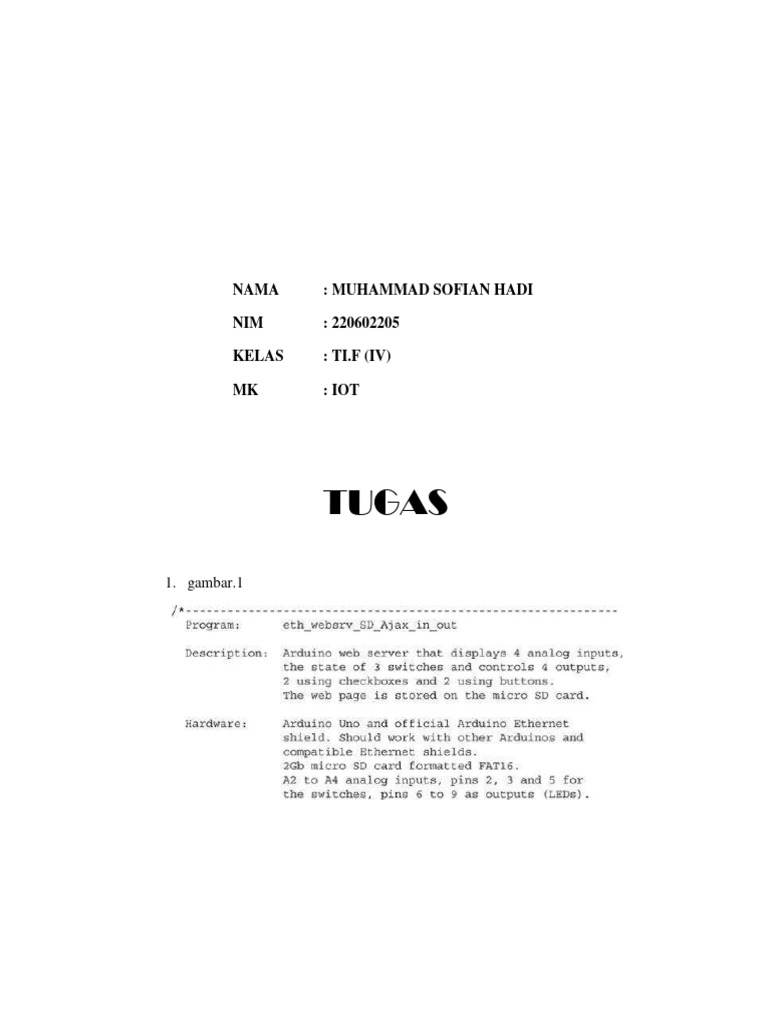 Tugas1.Muhammad Sofian Hadi.220602205.TI.F (IV) | PDF