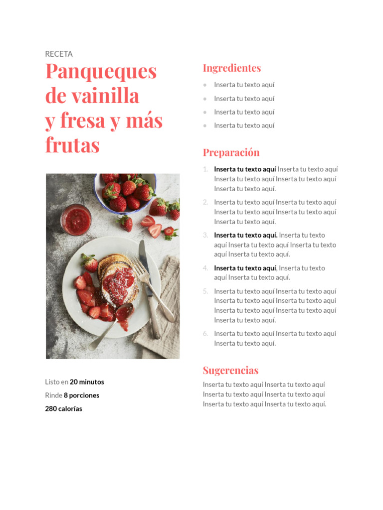 Receta | PDF | Cocina, comidas y vino