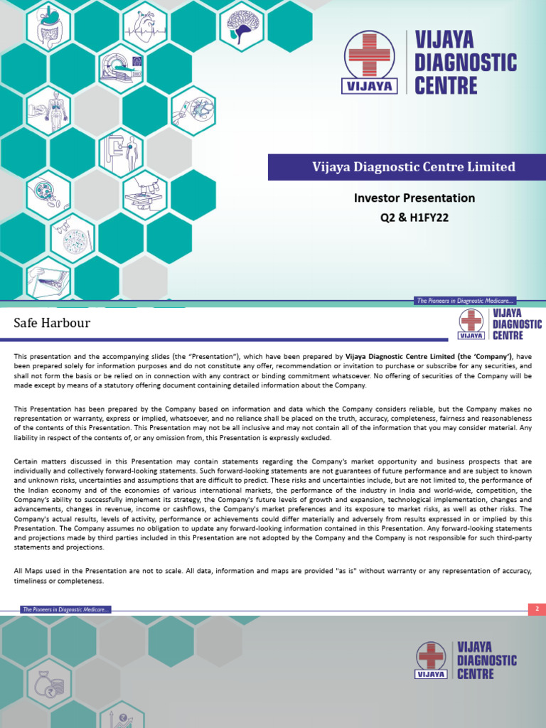 Vijaya - Investor Presentation Nov 2021 | PDF | Expense | Equity (Finance)