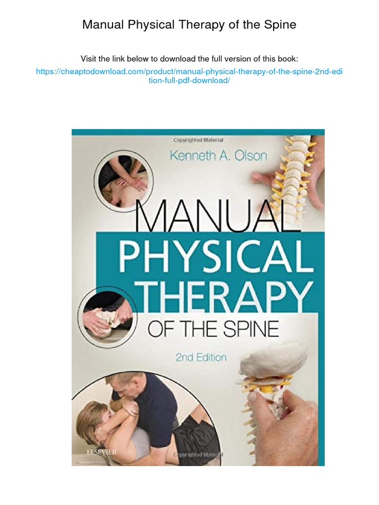Manual Physical Therapy of The Spine | PDF | Physical Therapy | Chiropractic