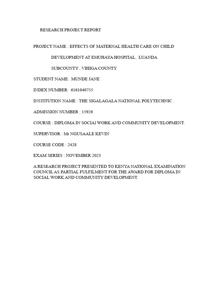 Document | PDF | Maternal Health | Pregnancy