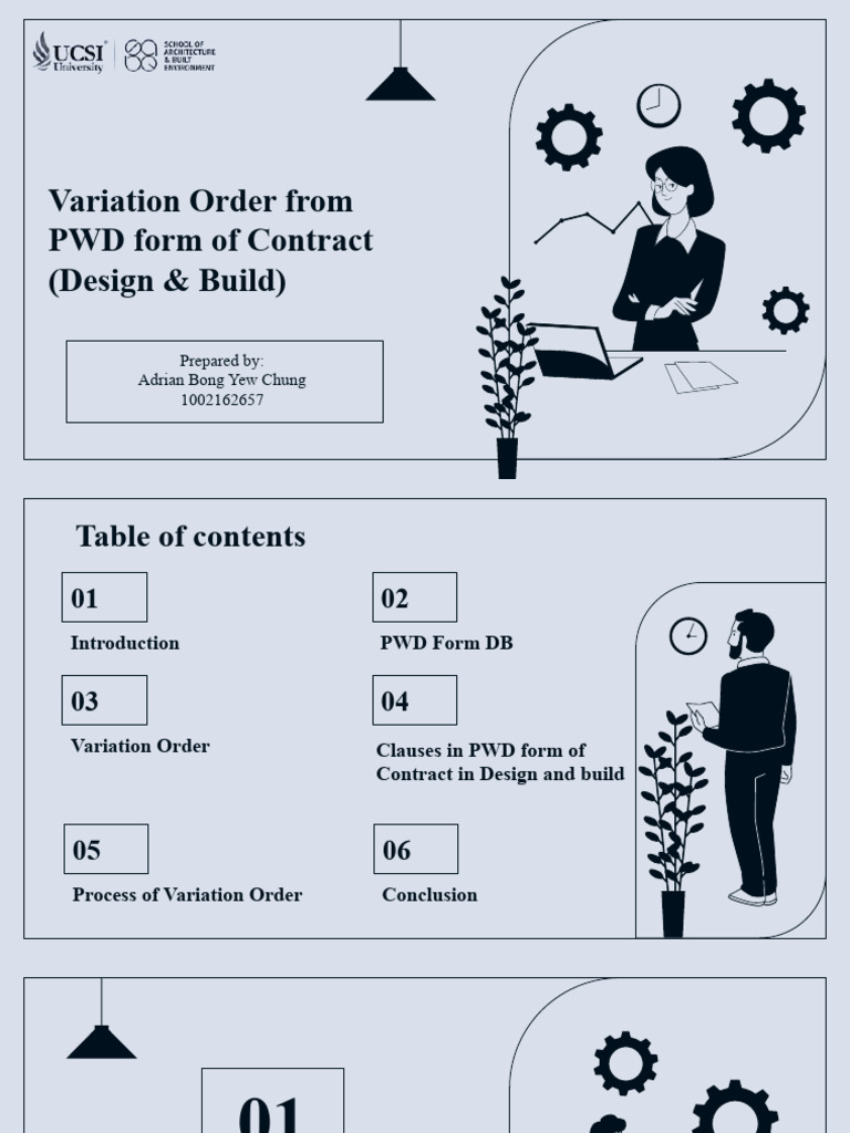 Understanding PWD Variation Orders | PDF | Architect | Business