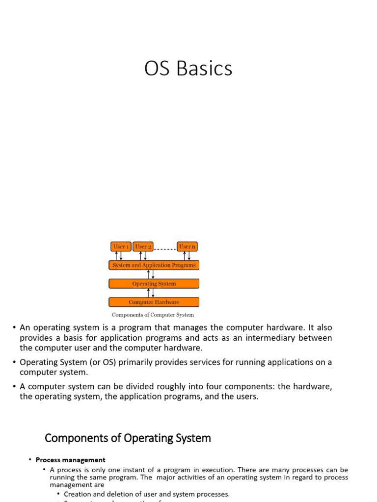 OS Basics_1 | PDF | Process (Computing) | Operating System