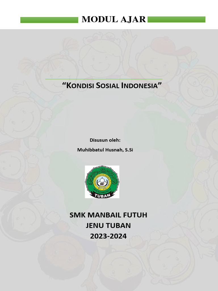 MODUL AJAR KONDISI SOSIAL INDONESIA + PENILAIAN + MEDIA PEMBELAJARAN | PDF MODUL AJAR KONDISI SOSIAL INDONESIA + PENILAIAN + MEDIA PEMBELAJARAN | PDF