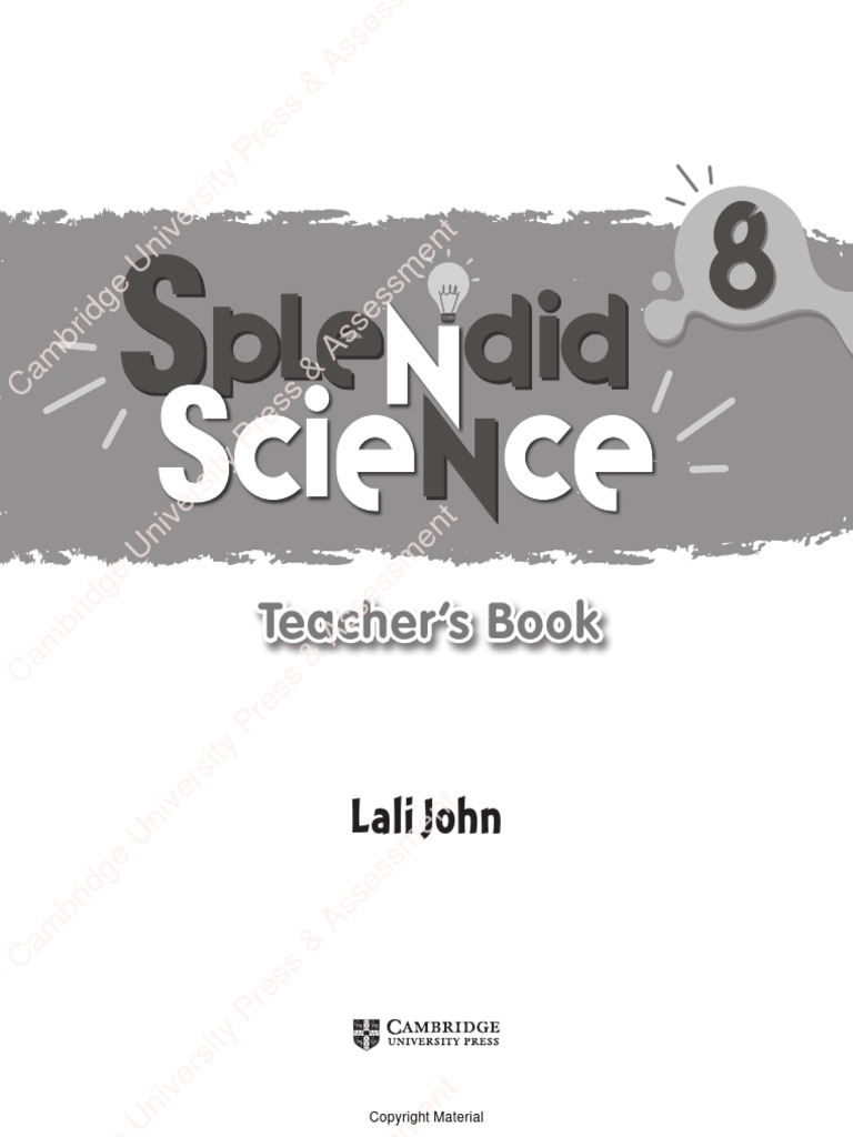Splendid Science 8 | PDF | Learning | Critical Thinking