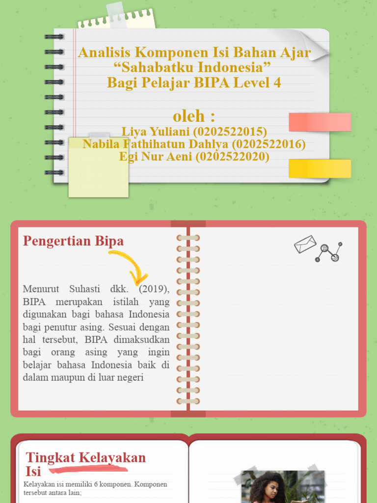 Analisis - Kelayakan - Isi - BIPA - Level - 4 (1) (Simpan Otomatis) | PDF