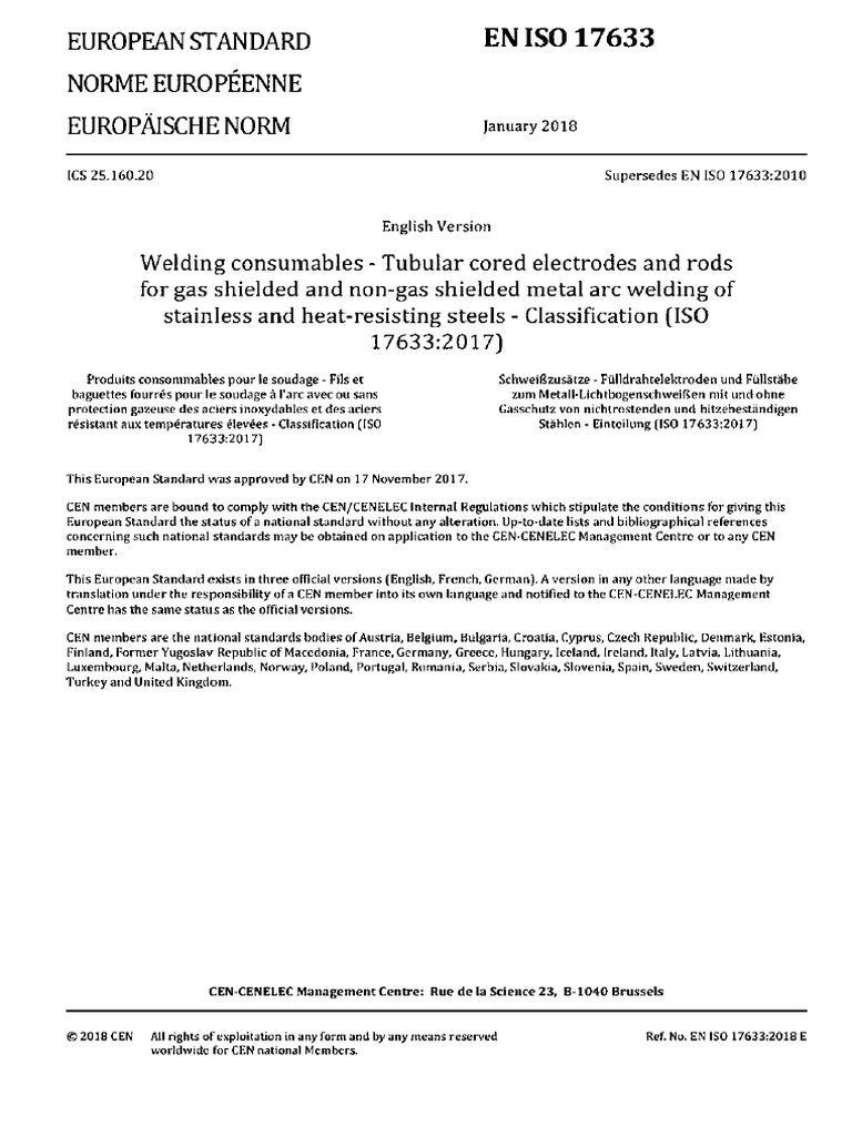 ISO 17633 2019 Zvaryuvaln Mater Ali | PDF | International Organization ...
