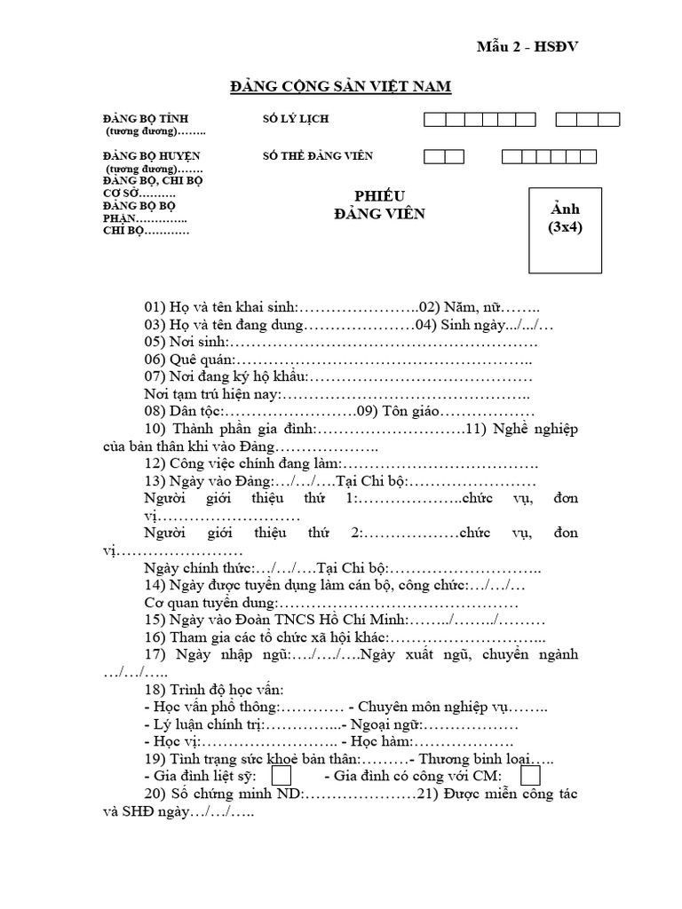 M«u 2-HS_V_Phi¿u _£ng viên | PDF