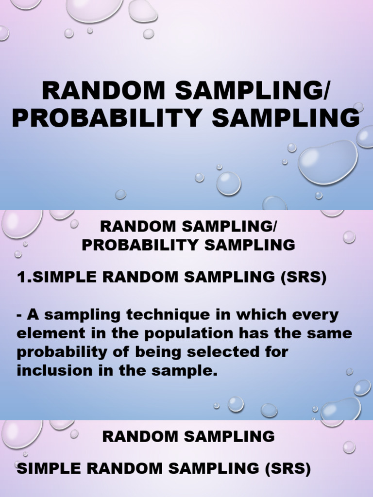 Sampling Technique 1 | PDF | Sampling (Statistics) | Statistics Sampling Technique 1 | PDF | Sampling (Statistics) | Statistics