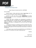PAN Payee Declaration Letter | PDF | Finance & Money Management