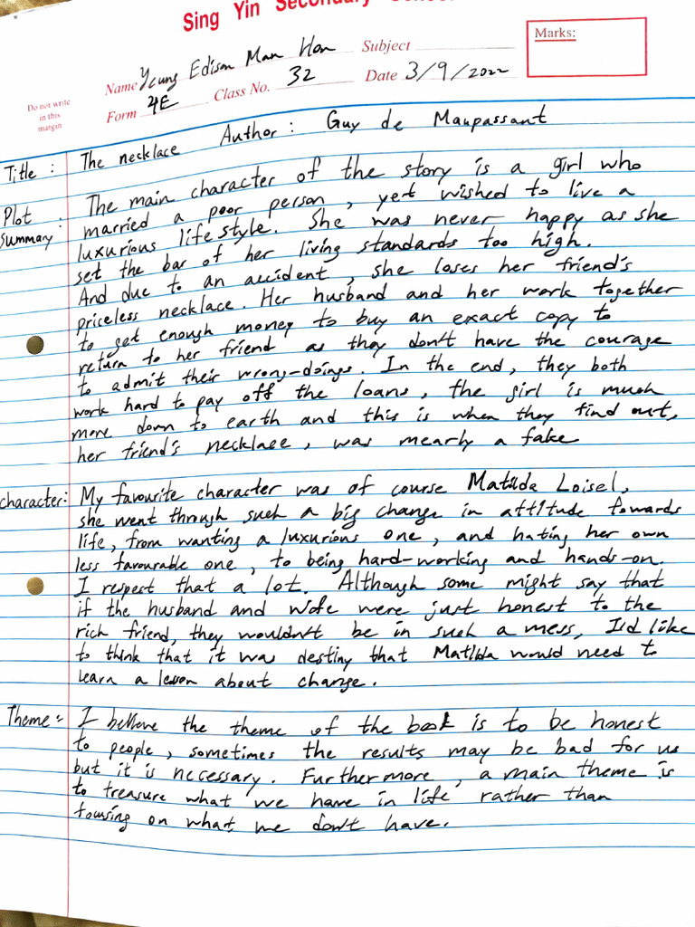 English DSE Writing Practice Paper | PDF