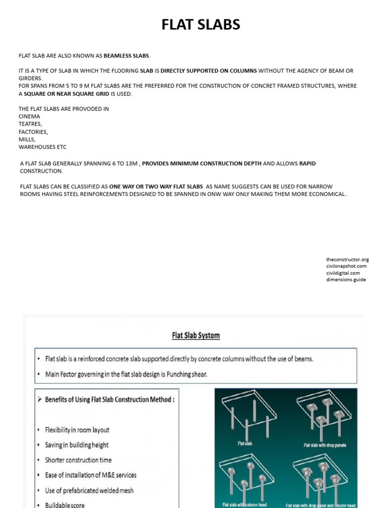 FLATSLAB | PDF | Column | Concrete