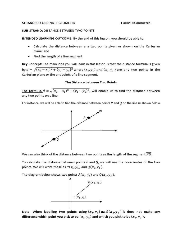 Coordinate Geometry | PDF | Slope | Line (Geometry)
