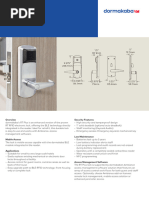 Traka Touch Pro L Datasheet A4 | PDF | Computers