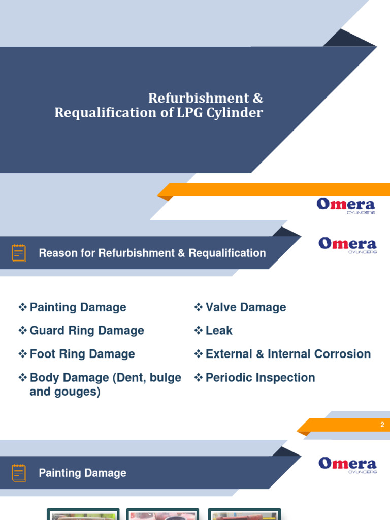 Refurbishment and Requalification of LPG Cylinder | PDF | Leak | Valve