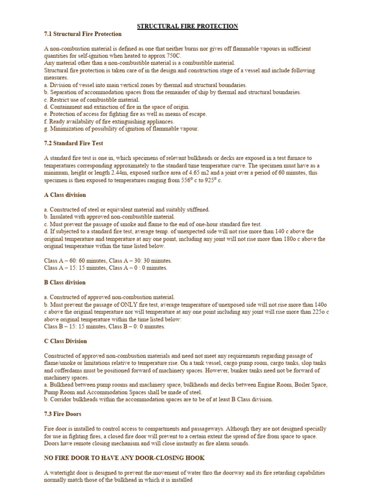 Structural Fire Protection | PDF | Fires