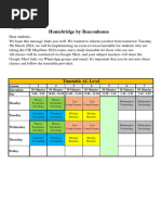 CXC 2026 Study Timetable | PDF