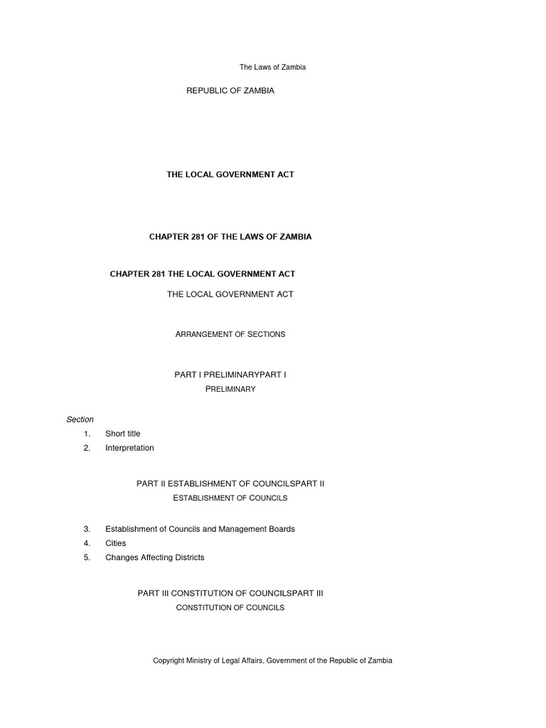Local Government Act | PDF | Loans | Quorum