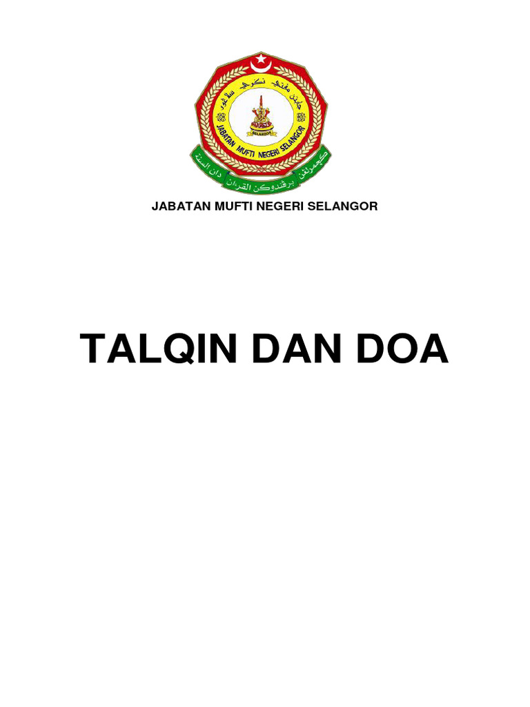 Talqin Dan Doa | PDF