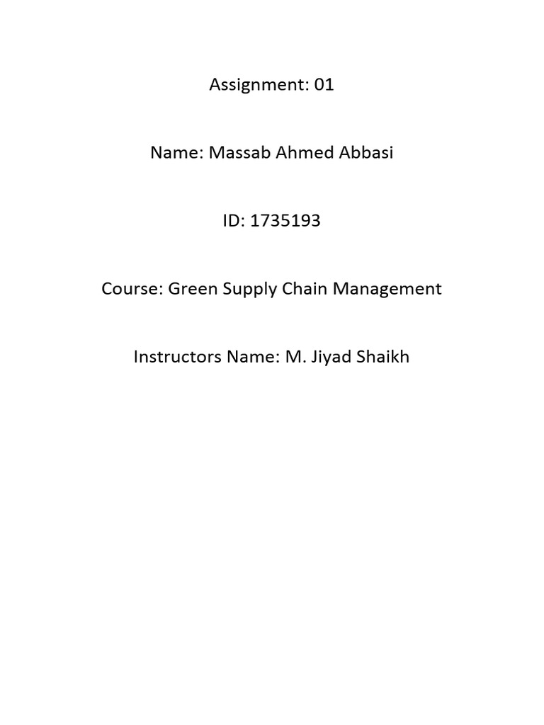 Carcinogens and Green SCOR Model Insights | PDF | Carcinogen | Supply ...
