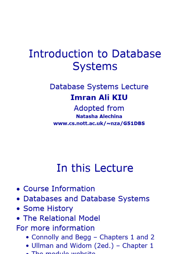 Database Concepts - 043009 | PDF | Databases | Relational Database