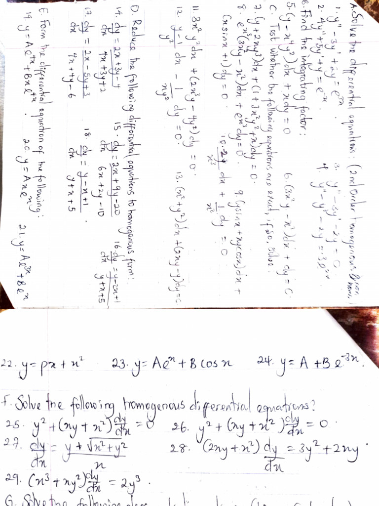 MAT202 Questions | PDF