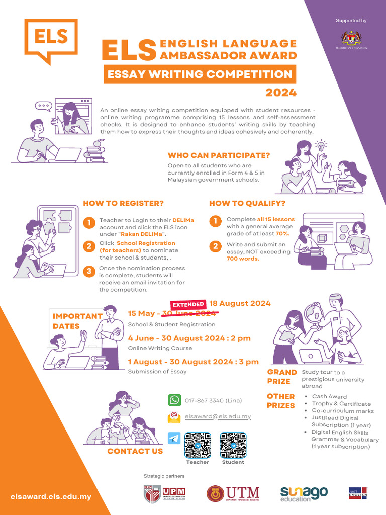 Poster - ELS English Language Ambassador Award 2024 - Extended ...