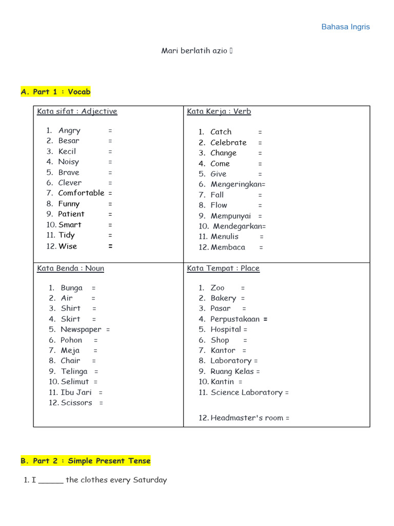 Bahasa Ingris | PDF | Linguistic Morphology | Language Families