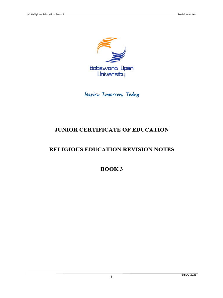 Re Revision Booklet 3 March 21 | PDF | Marriage | Family