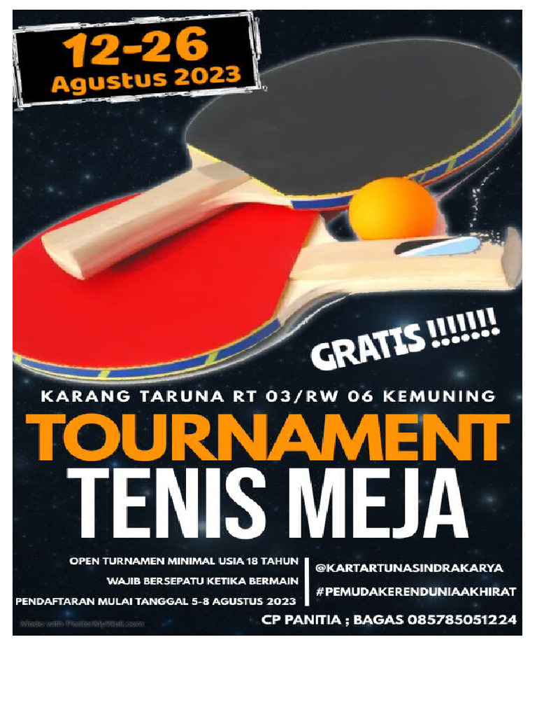 Poster Tenis Meja | PDF