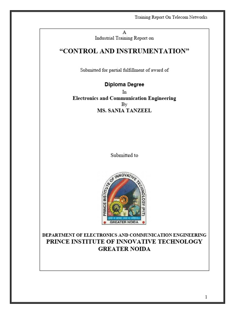 Training Report On BSNL | PDF | Multiplexing | Modulation