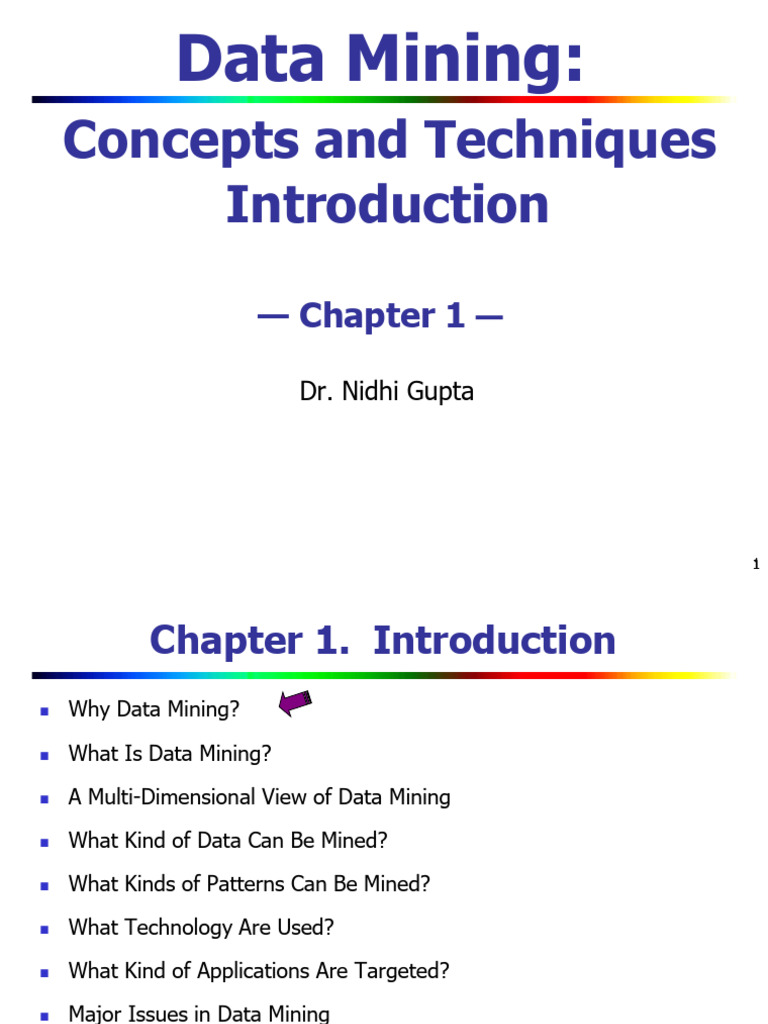 File 1704273297 0009750 IntroUNIT-1 | PDF | Data Mining | Data