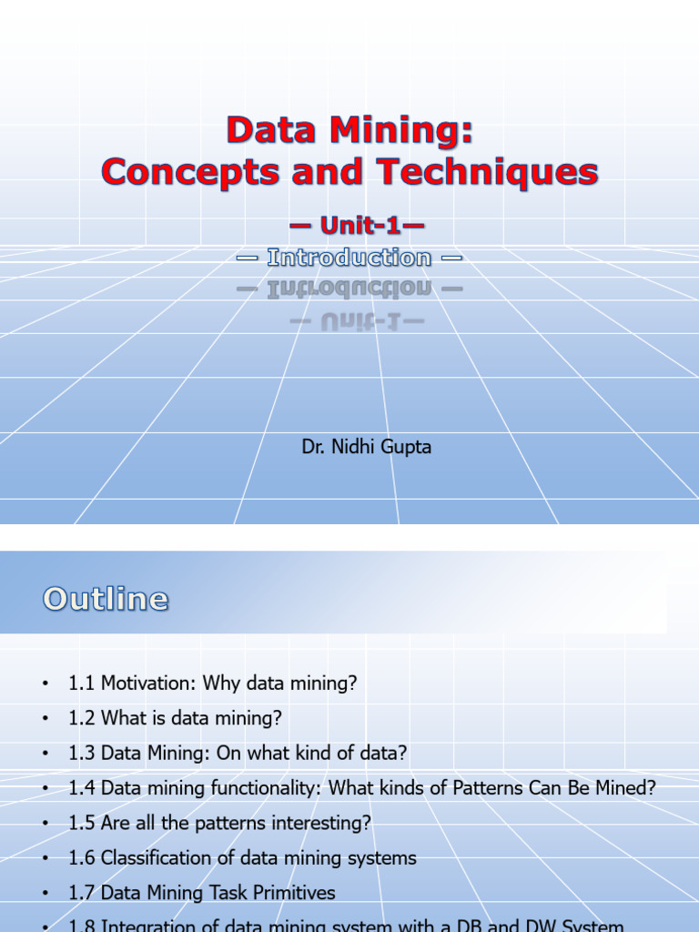 File 1705310604 0009750 Unit-1b | PDF | Databases | Data Mining