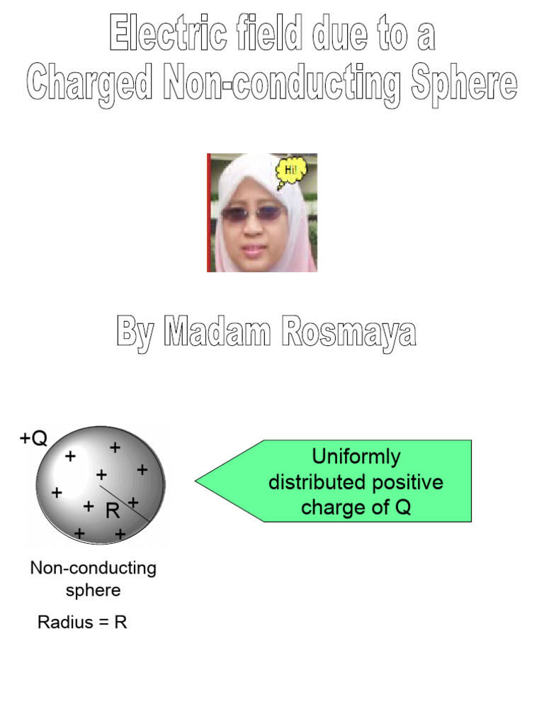 chap12-Electric field of Non-conducting sphere | Download Free PDF ...