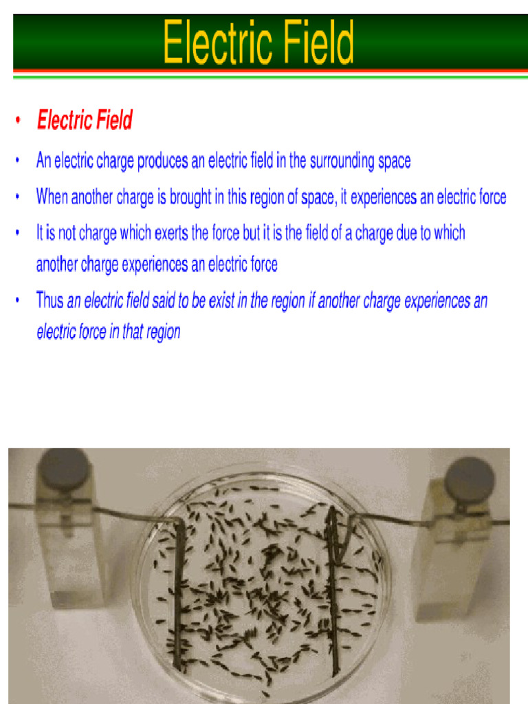 Electric Field Lines and Strength Explained | PDF