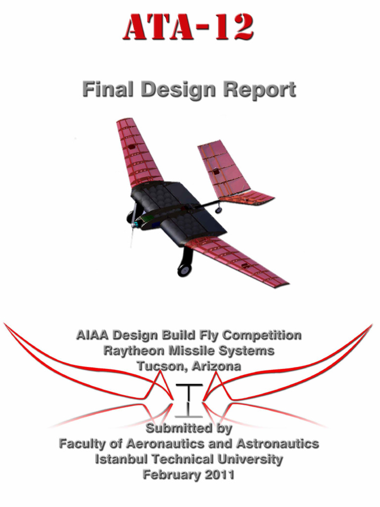ATA-12 Final Design Report | PDF | Empennage | Monoplane