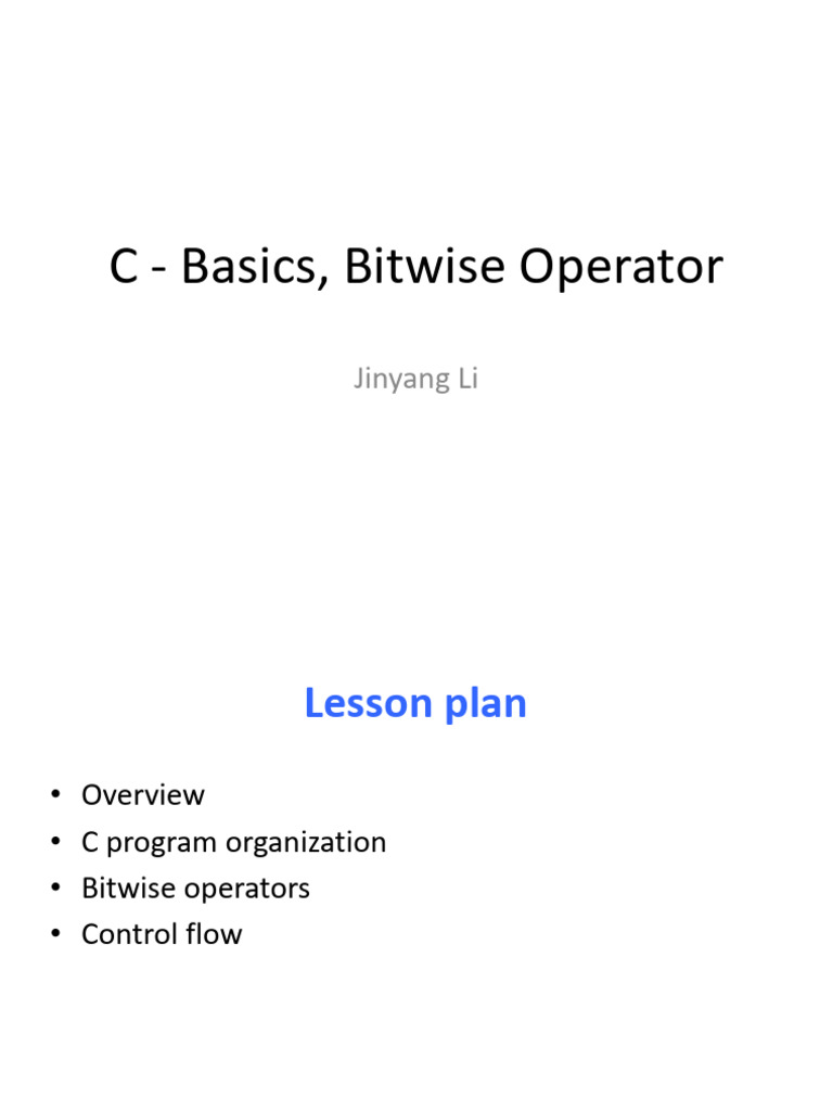 04-C Basics | PDF | Integer (Computer Science) | Boolean Data Type 04-C Basics | PDF | Integer (Computer Science) | Boolean Data Type