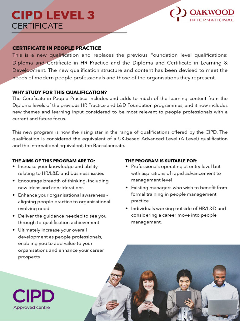 Cipd L3 Qual Card | PDF | Learning | Cognition