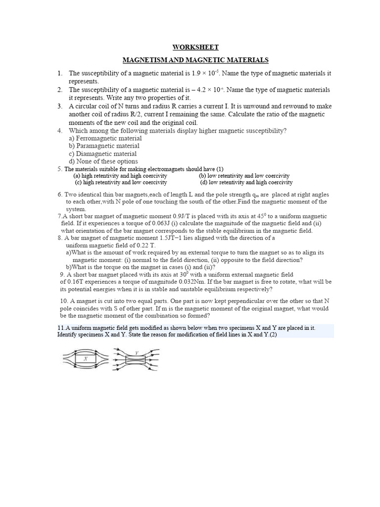 WS 1-Magnetism and Magnetic Materials | PDF | Magnetism | Magnet