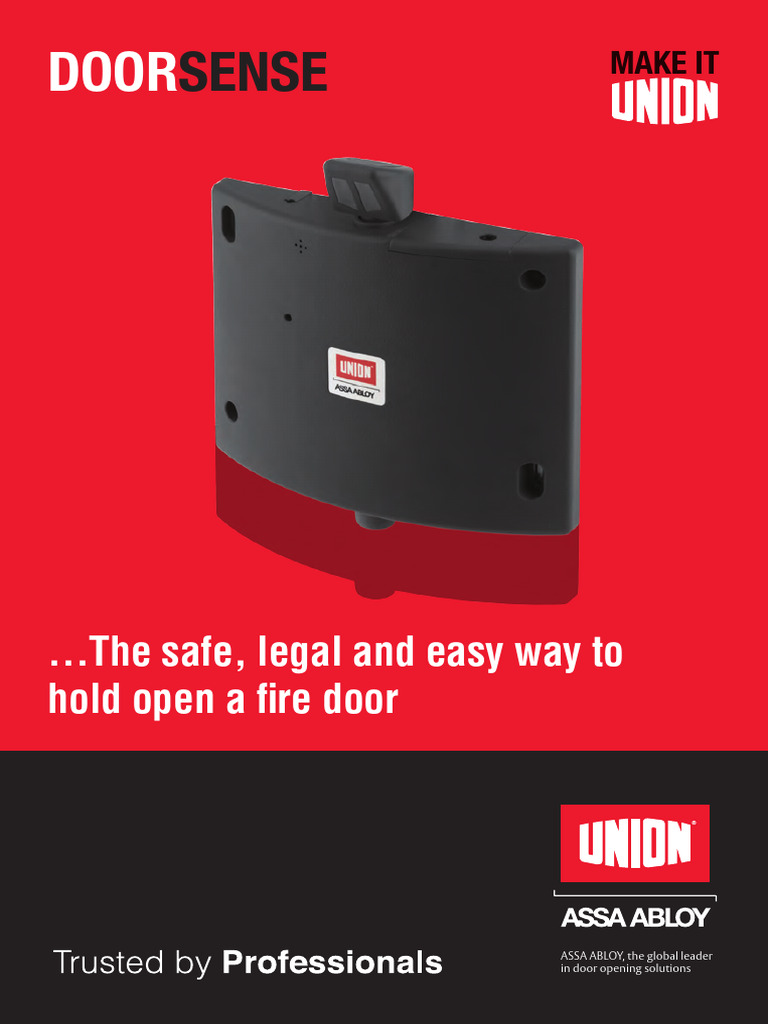 Fire Door Safety with DoorSense Solution | PDF | Door | Safety