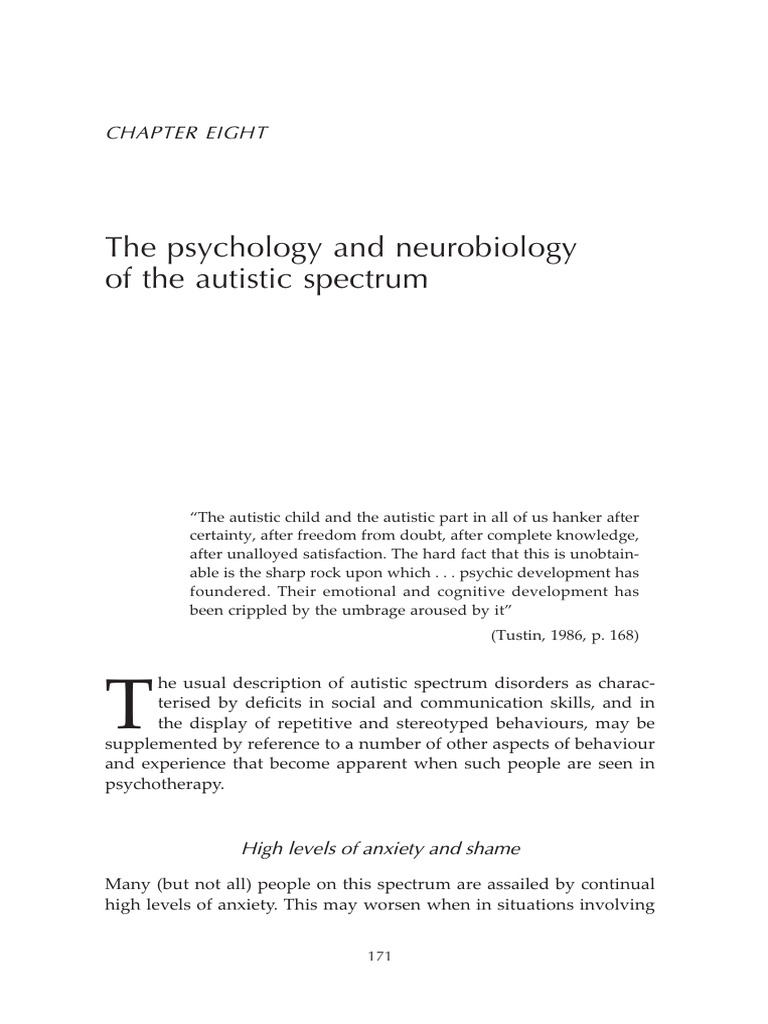 Phil Mollon - Disintegrating Self - Chapter 8 | PDF | Empathy | Autism ...