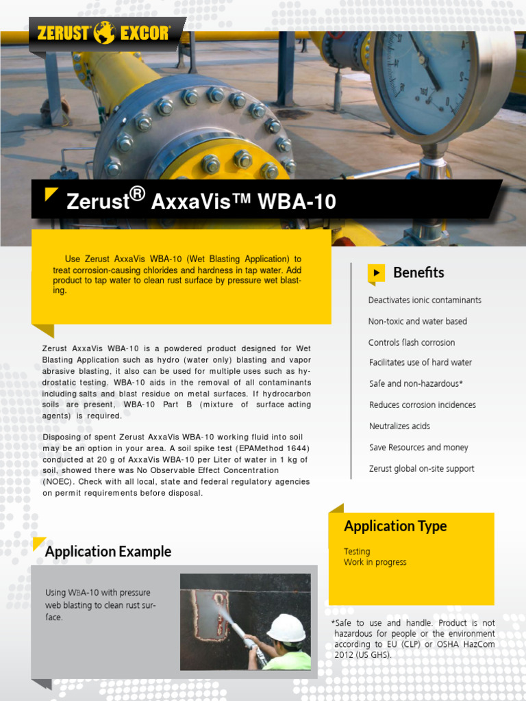 AxxaVis WBA 10 TDS | PDF | Water | Soil