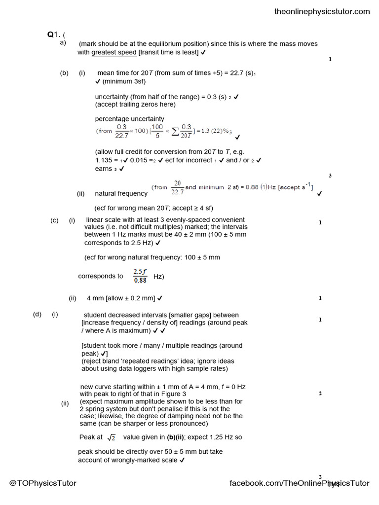 Practical Skills SHM MS | PDF | Significant Figures