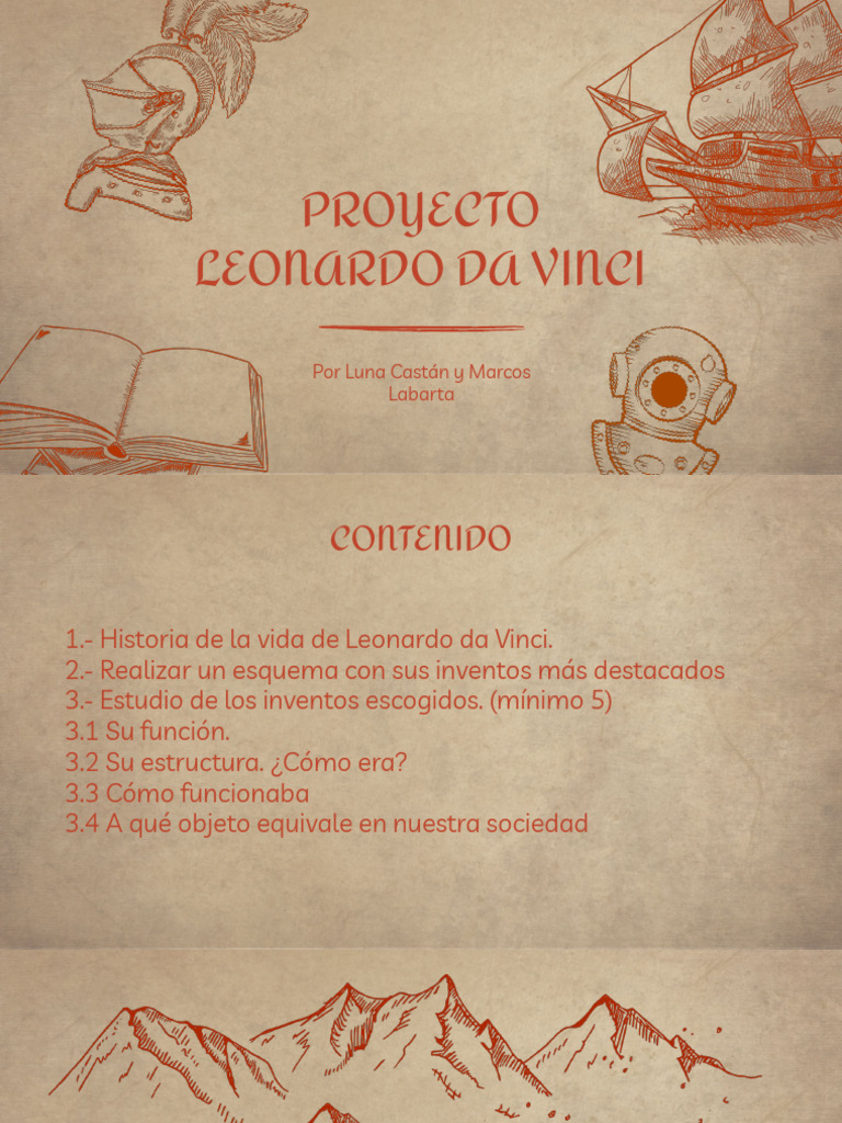 Proyecto Leonardo Da Vinci | PDF | Leonardo Da Vinci