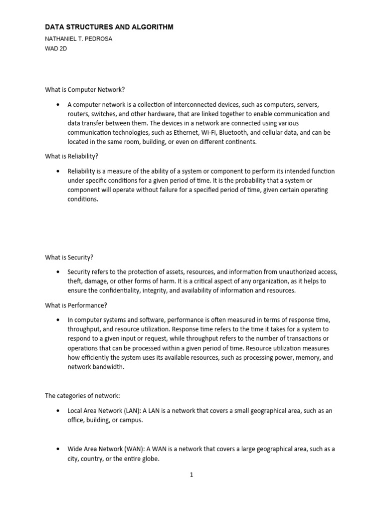Data Structure and Algorithms Homework#1 | PDF | Computer Network ... Data Structure and Algorithms Homework#1 | PDF | Computer Network ...